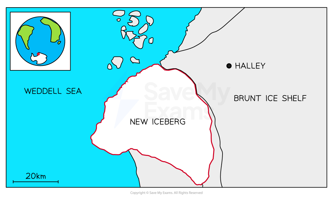 Geography of Antarctica | AQA A Level Geography Revision Notes 2018