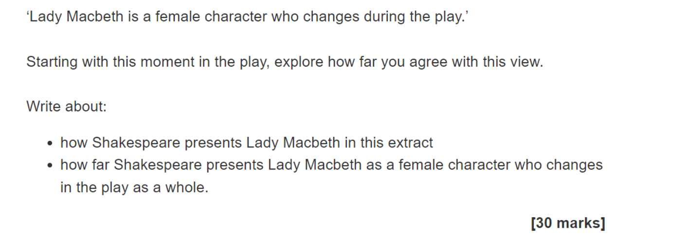 The AQA GCSE Shakespeare Mark Scheme | AQA GCSE English Literature ...