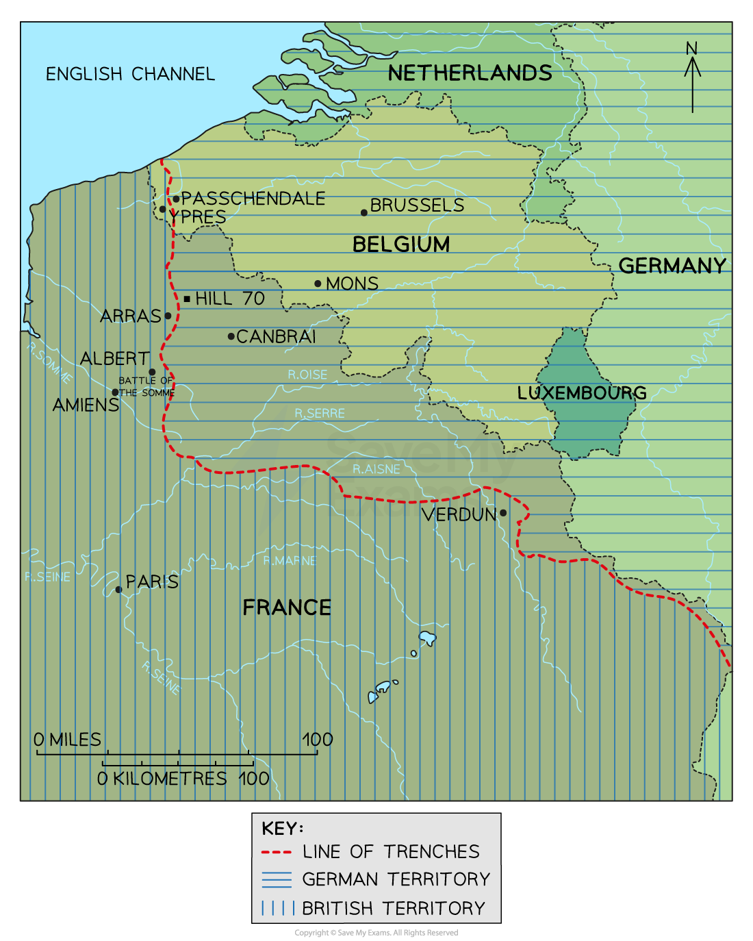 The Context of the British Sector of the Western Front | Edexcel GCSE ...