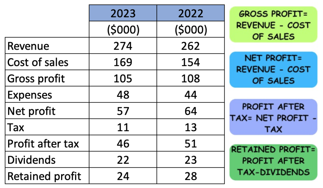 The Main Features of an Income Statement | CIE IGCSE Business Revision ...