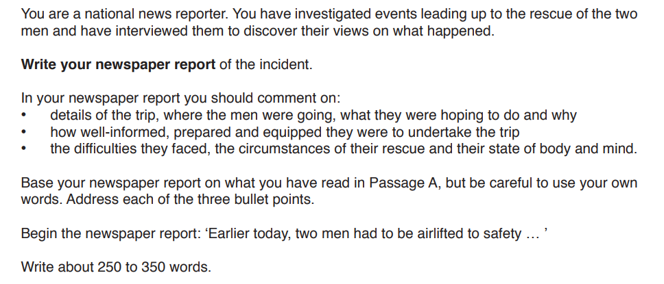 Question 3 Model Answer: Report | CIE IGCSE English Language Revision ...