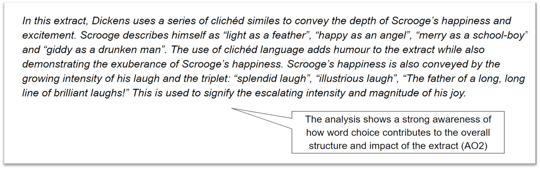 Part A: Mark Scheme & Model Answer | Edexcel GCSE English Literature ...