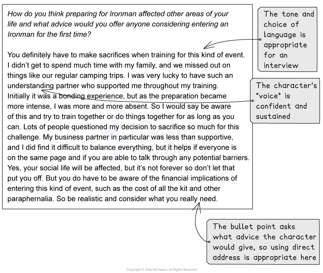Question 3 Model Answer: Interview | CIE IGCSE English Language ...