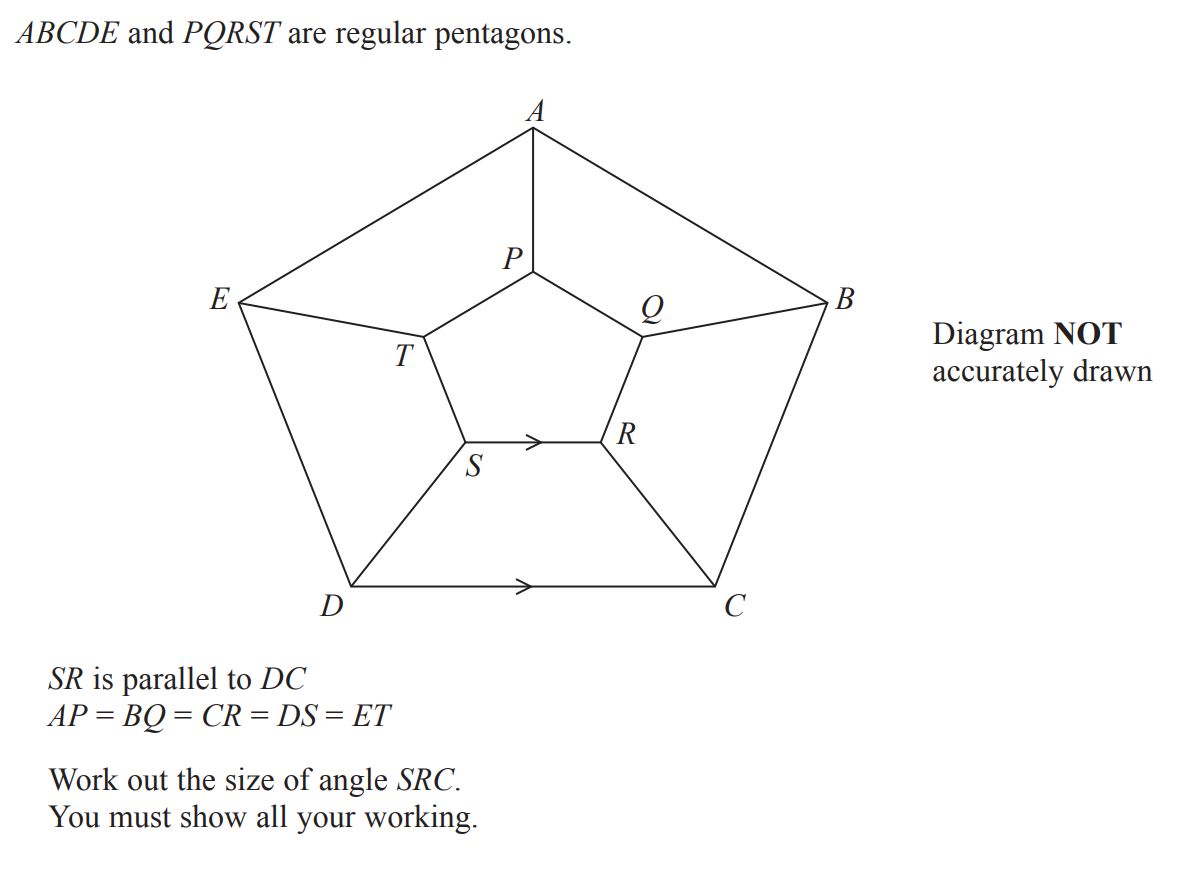 Angles in Polygons & Parallel Lines | OCR GCSE Maths: Higher Exam ...