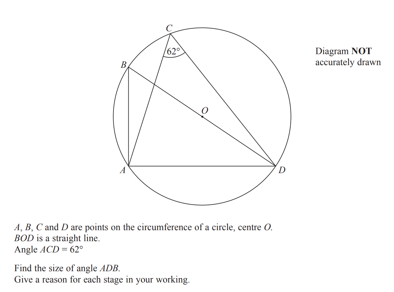 Circle Theorems | OCR GCSE Maths: Higher Exam Questions & Answers 2015