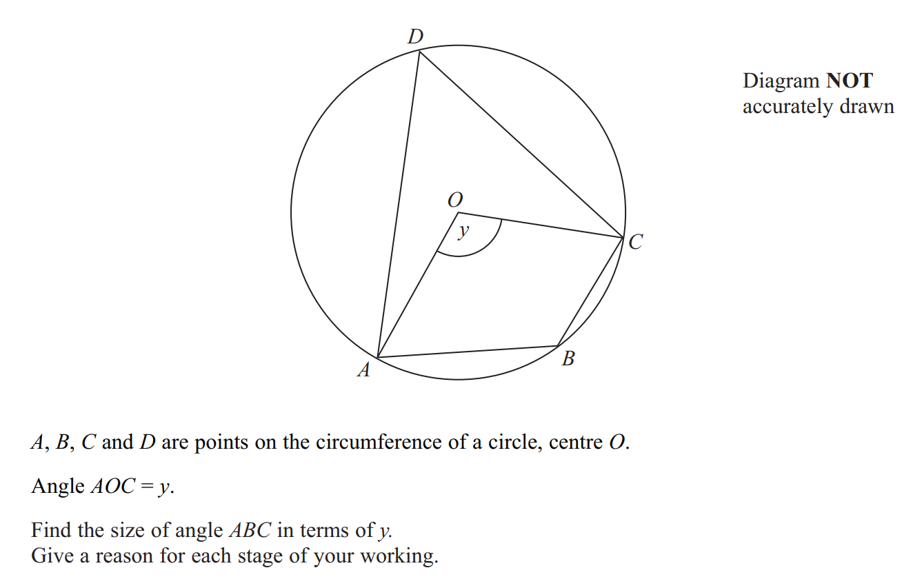 Circle Theorems | OCR GCSE Maths: Higher Exam Questions & Answers 2015 ...