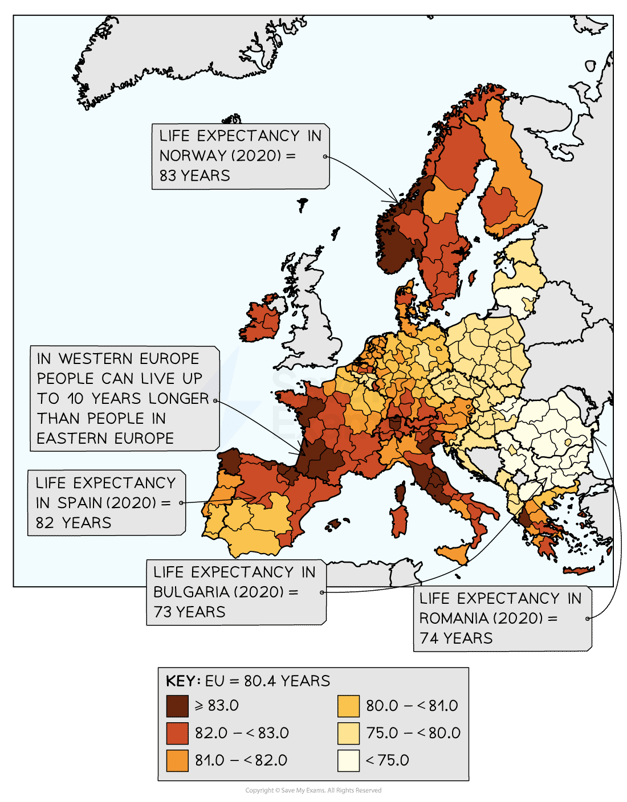 Variations in Human Health & Life Expectancy | Edexcel A Level ...
