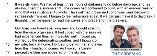 Paper 2: Question 1 Example | AQA GCSE English Language Revision Notes 2017