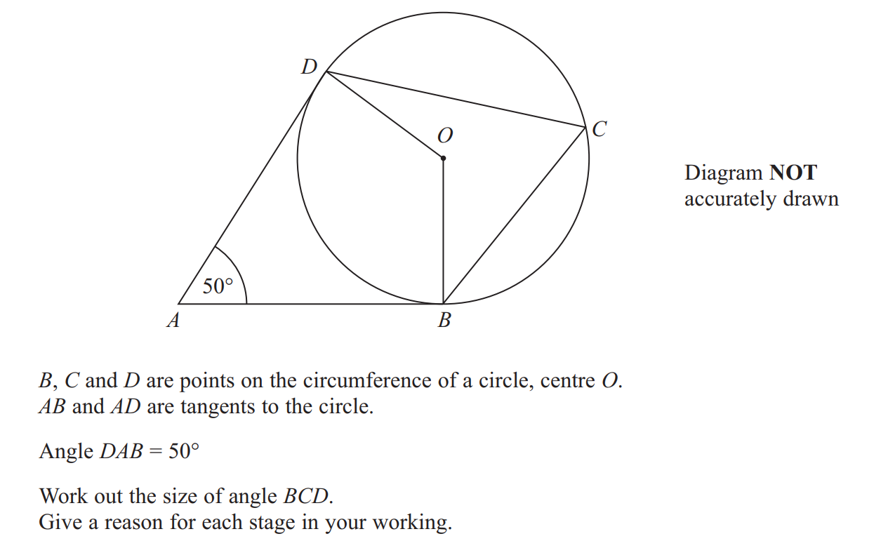 Circle Theorems | OCR GCSE Maths Exam Questions & Answers 2022