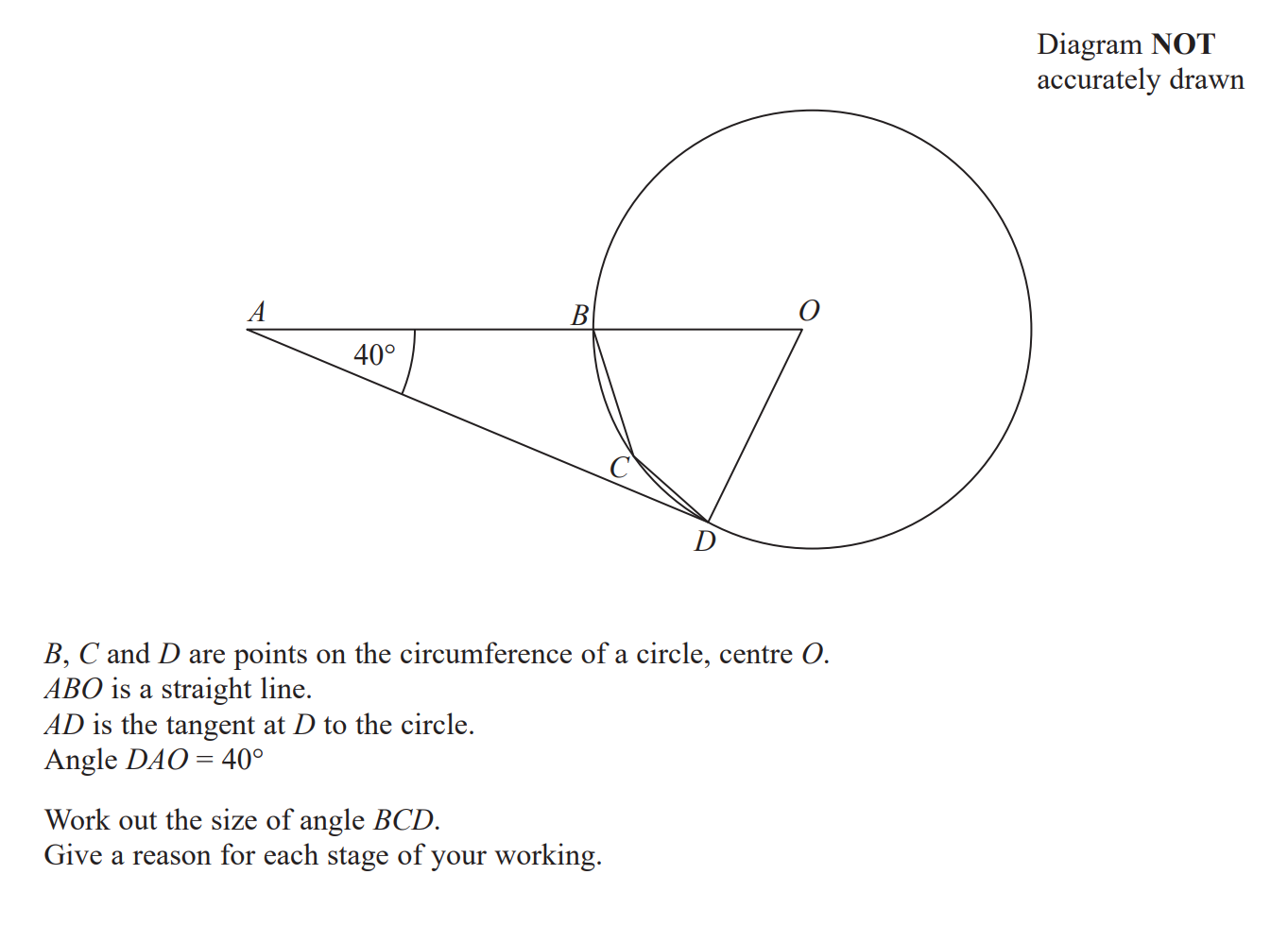 Circle Theorems | OCR GCSE Maths Exam Questions & Answers 2022
