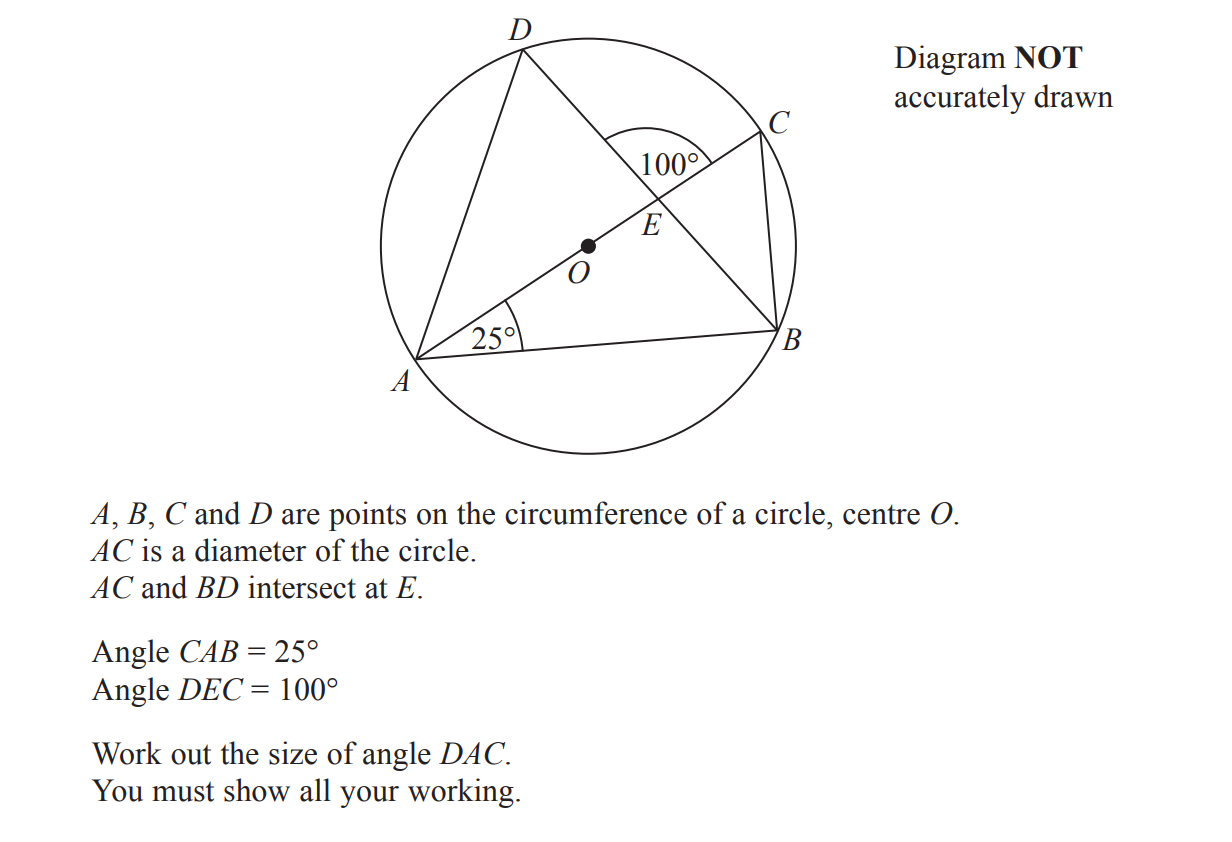 Circle Theorems | OCR GCSE Maths Exam Questions & Answers 2022