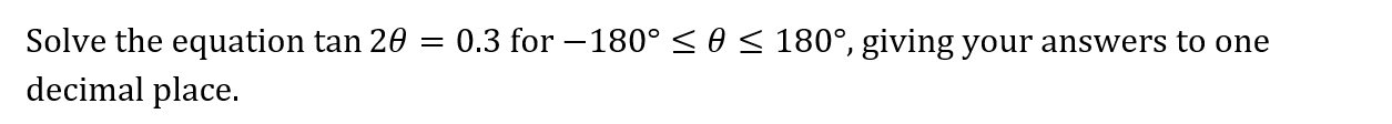 6.1 Trigonometric Equations | Edexcel International A Level Maths: Pure ...