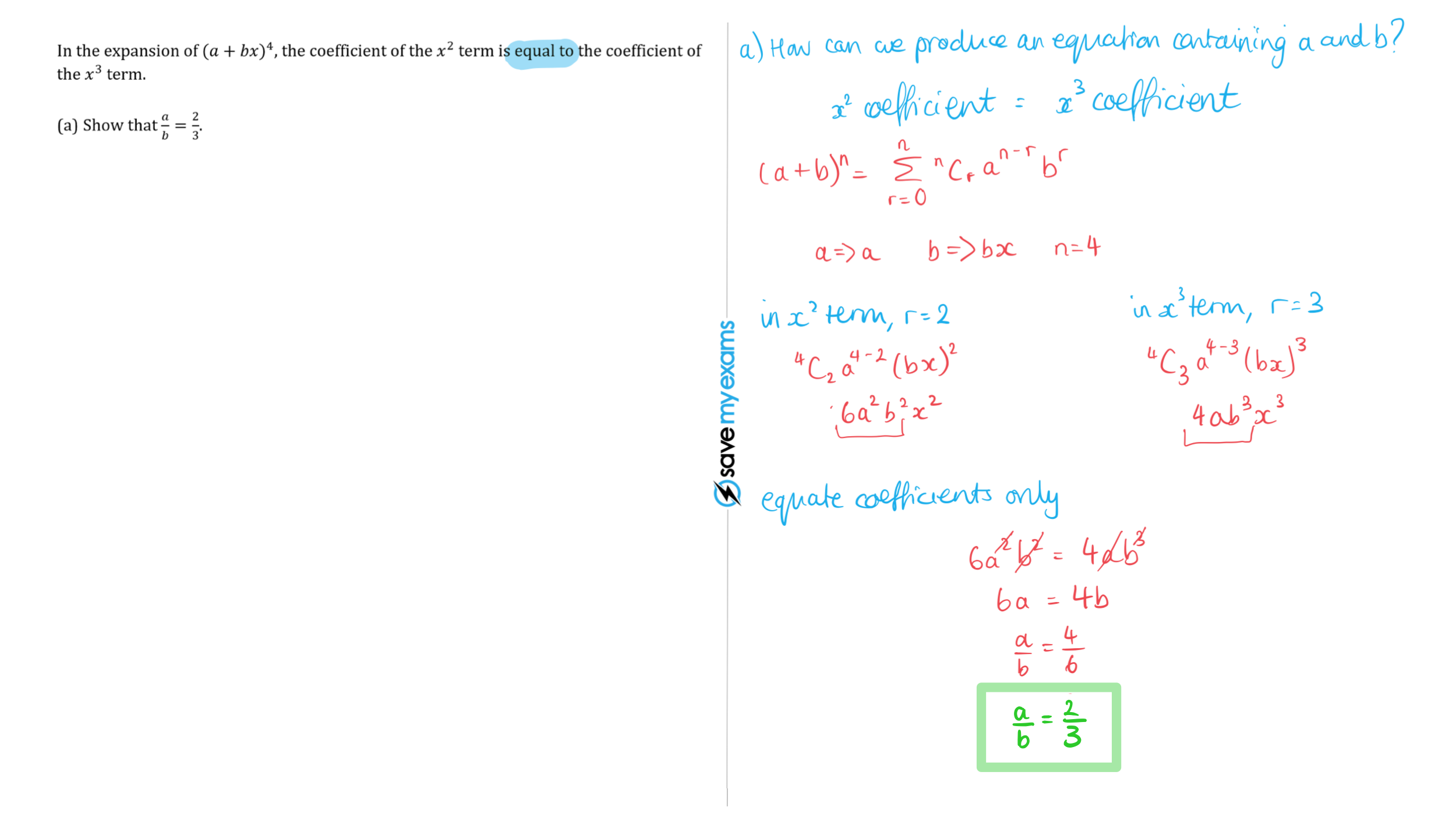Further Maths Wjec C1 The Binomial Expansion Binomial Expansion