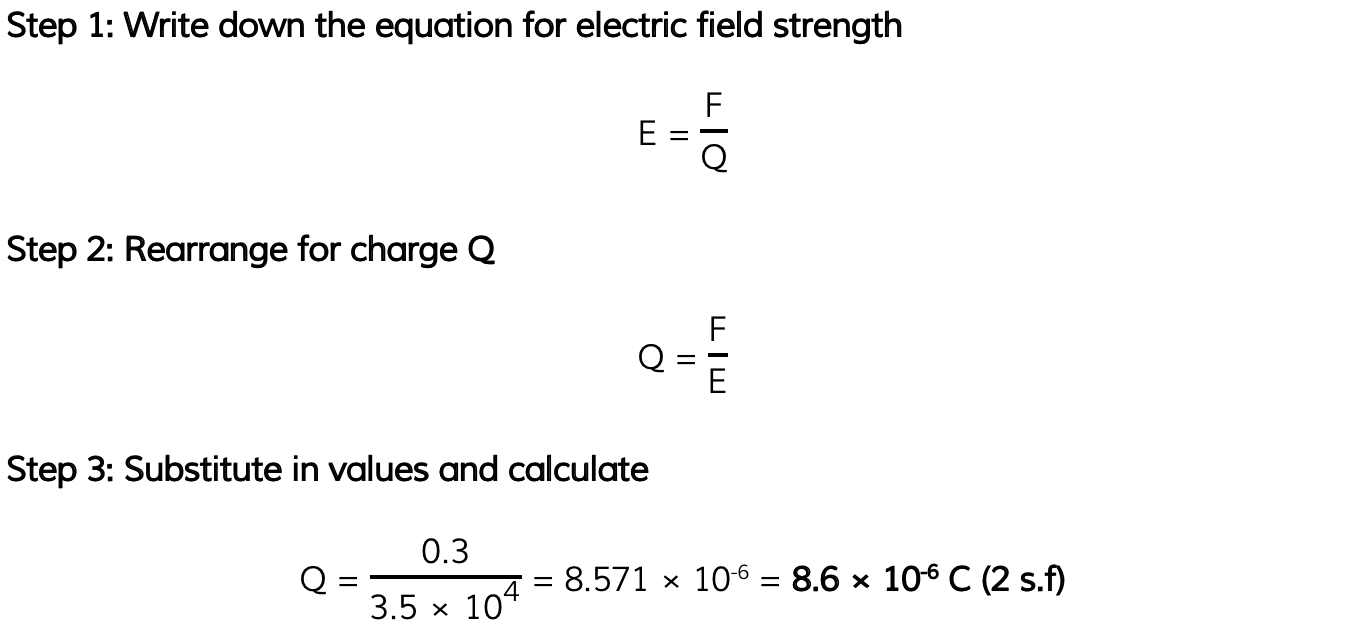 Electric Field Strength Equation Physics Tutorial: Electric Field