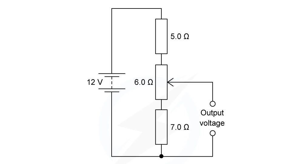 Potentiometer Circuit Diagram Class 12 Punjabi] The Following Circuit