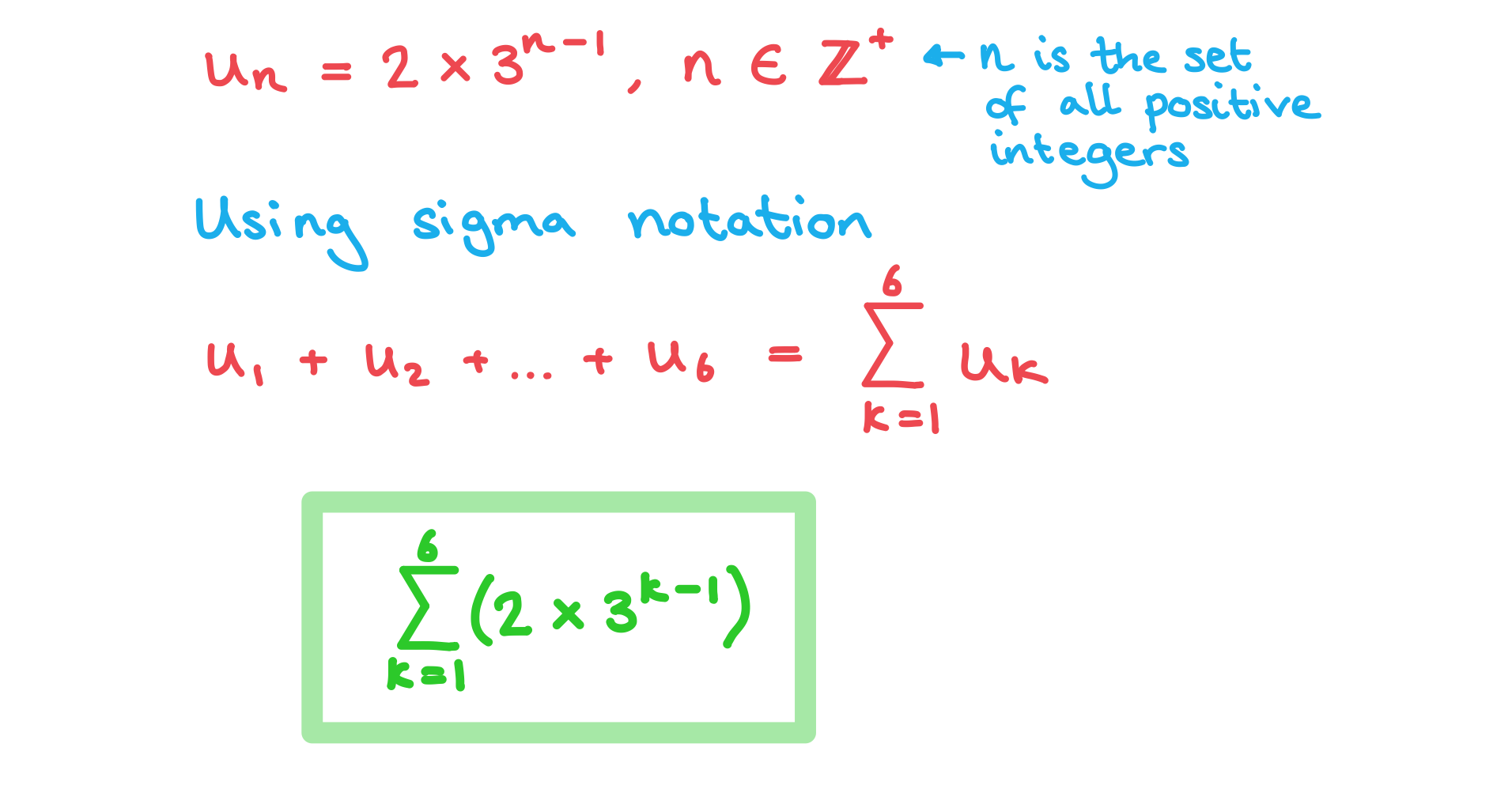 Sigma Notation