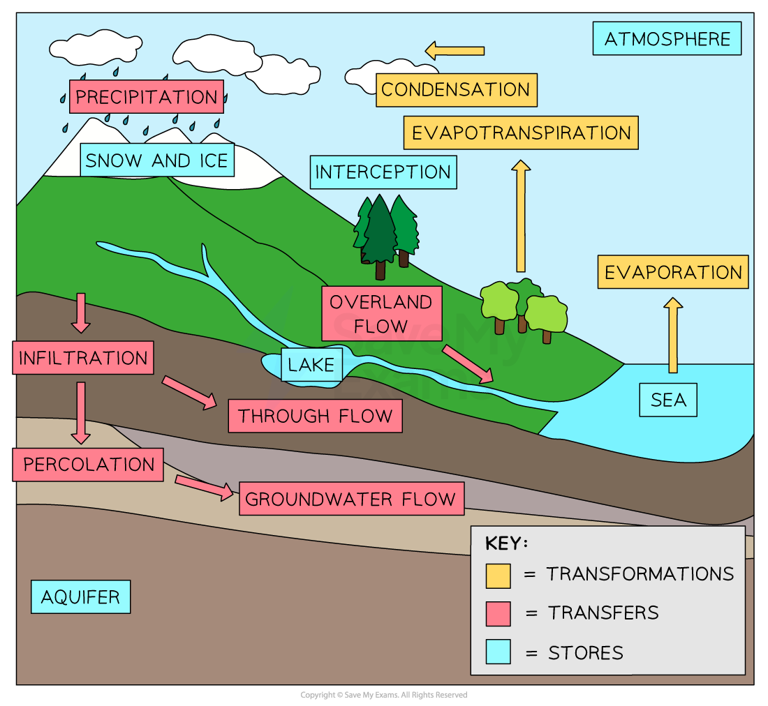 Sublimation Diagram Water Cycle Copy Of Water Cycle By Frank Garcia