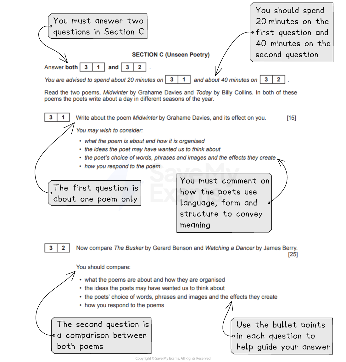 Comparing Poems Gcse Sentence Starters - Infoupdate.org