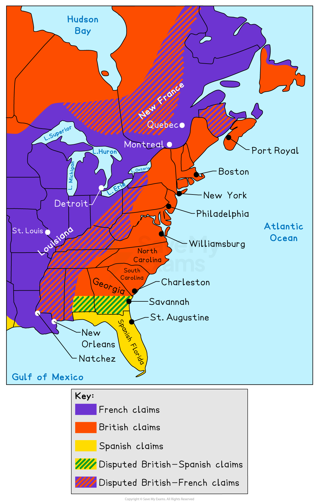 Ohio River 13 Colonies