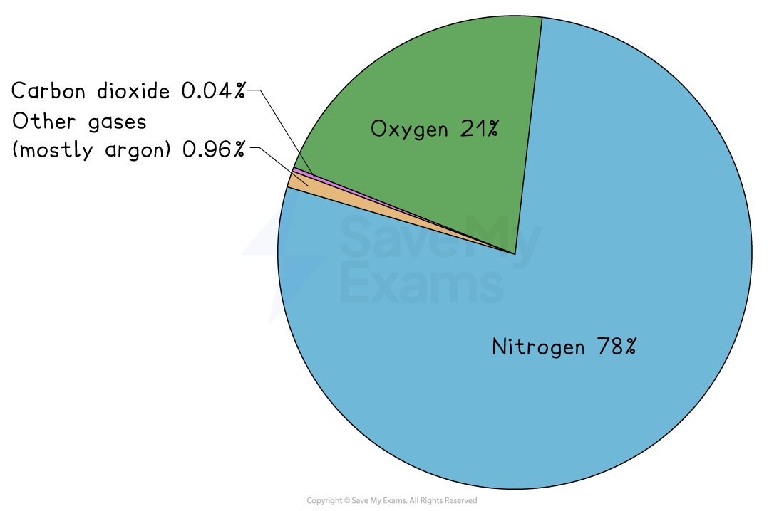 Gases In The Air Pie Chart