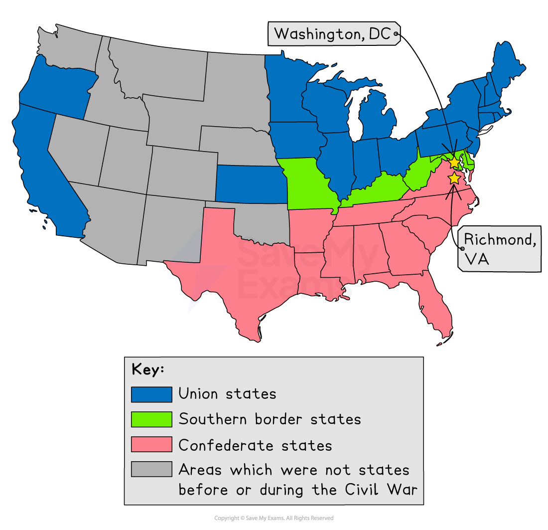 Border States 1860