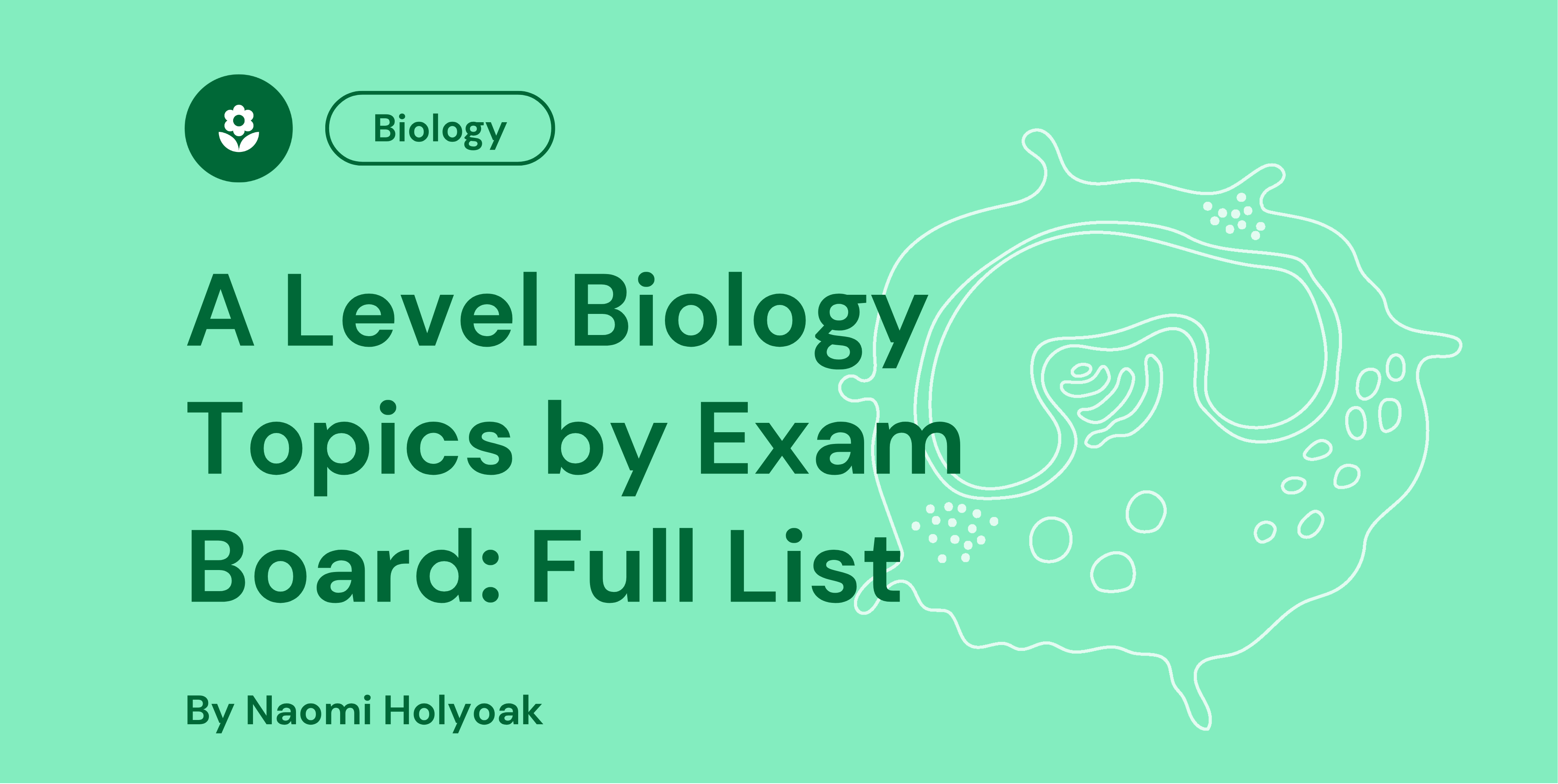 A Level Biology Topics by Exam Board: Full List