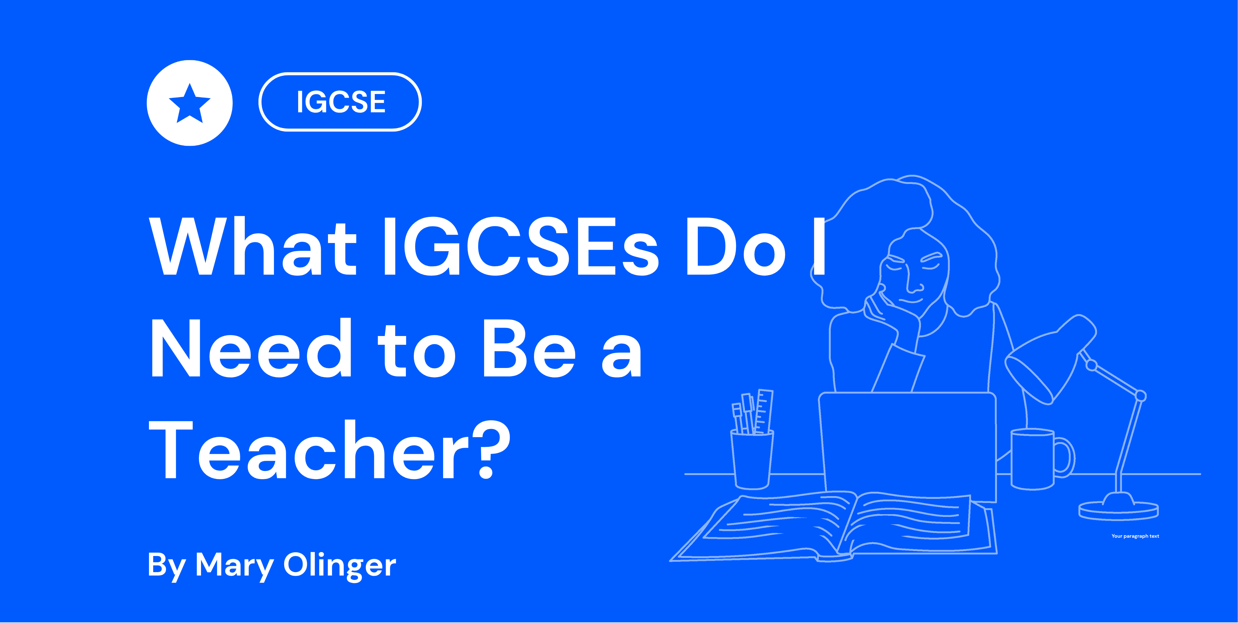 What GCSEs Do I Need to Be a Teacher?