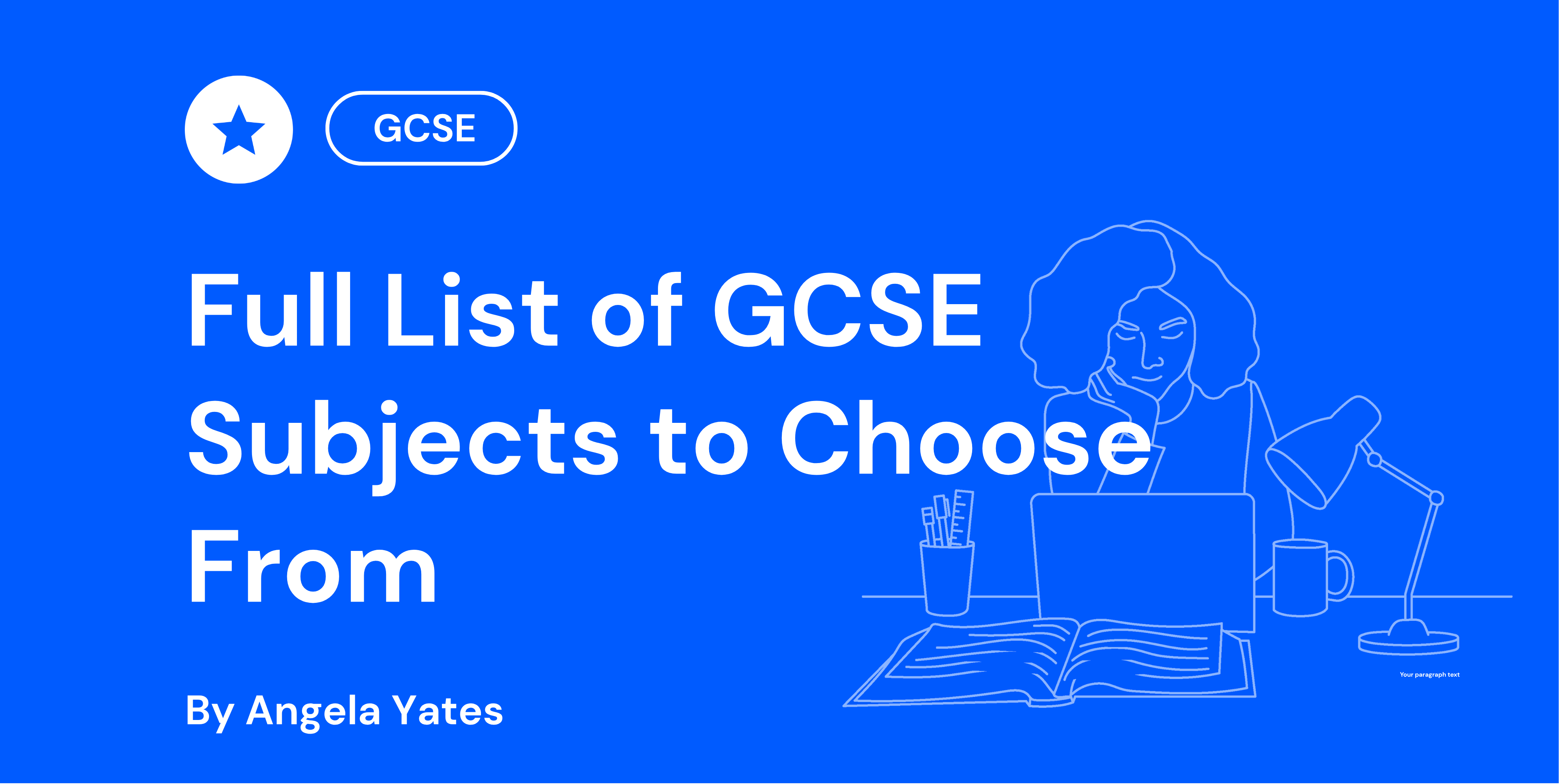 Full List of GCSE Subjects to Choose From