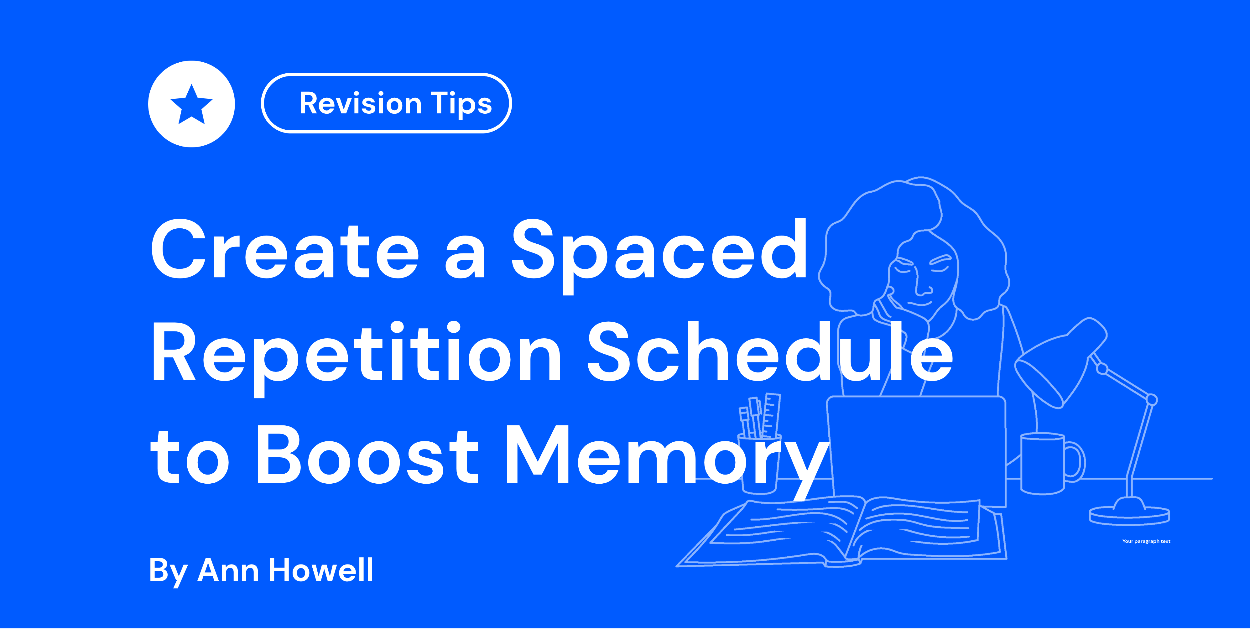 Create a Spaced Repetition Schedule to Boost Memory