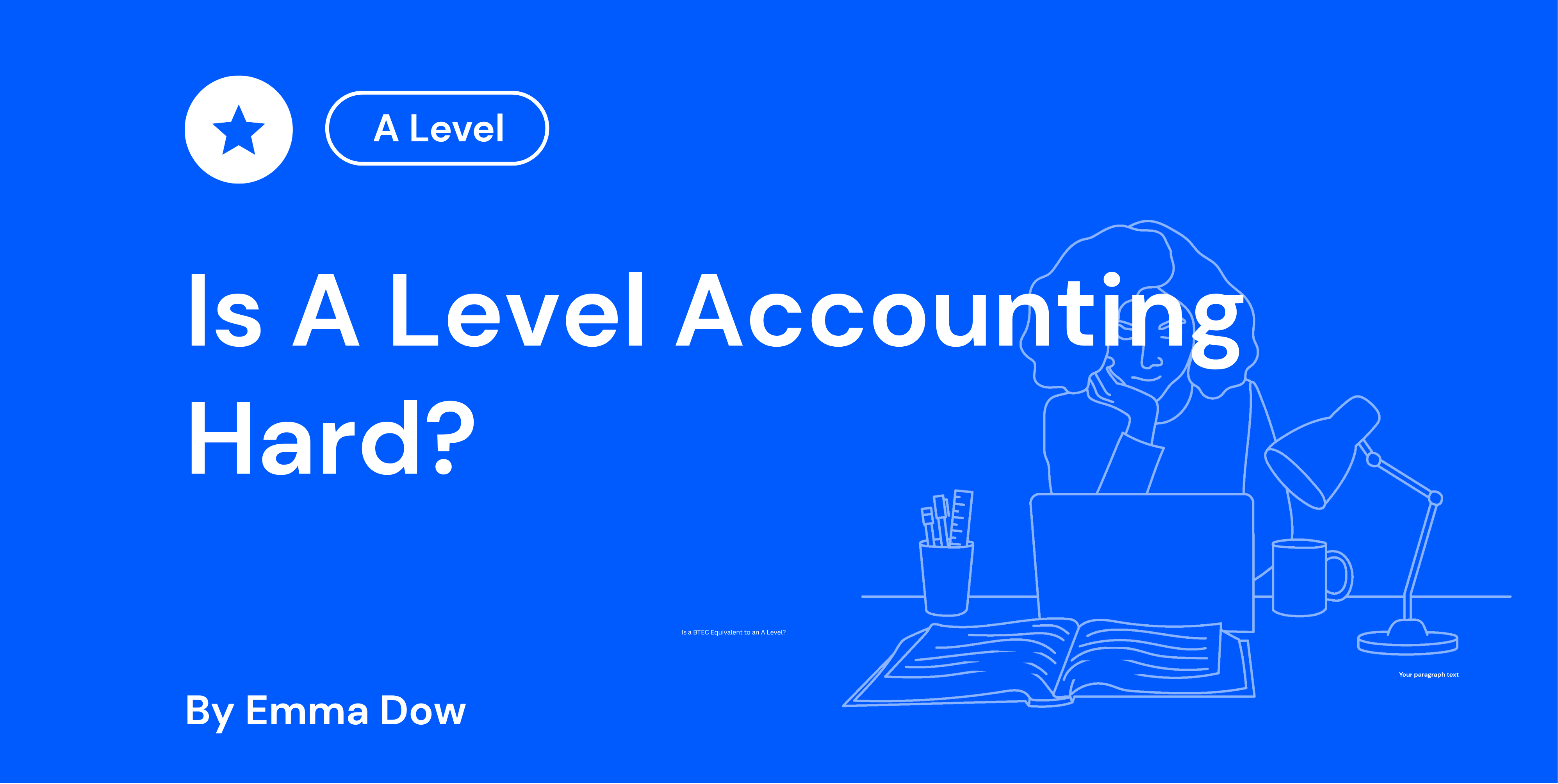 Is A Level Accounting Hard?