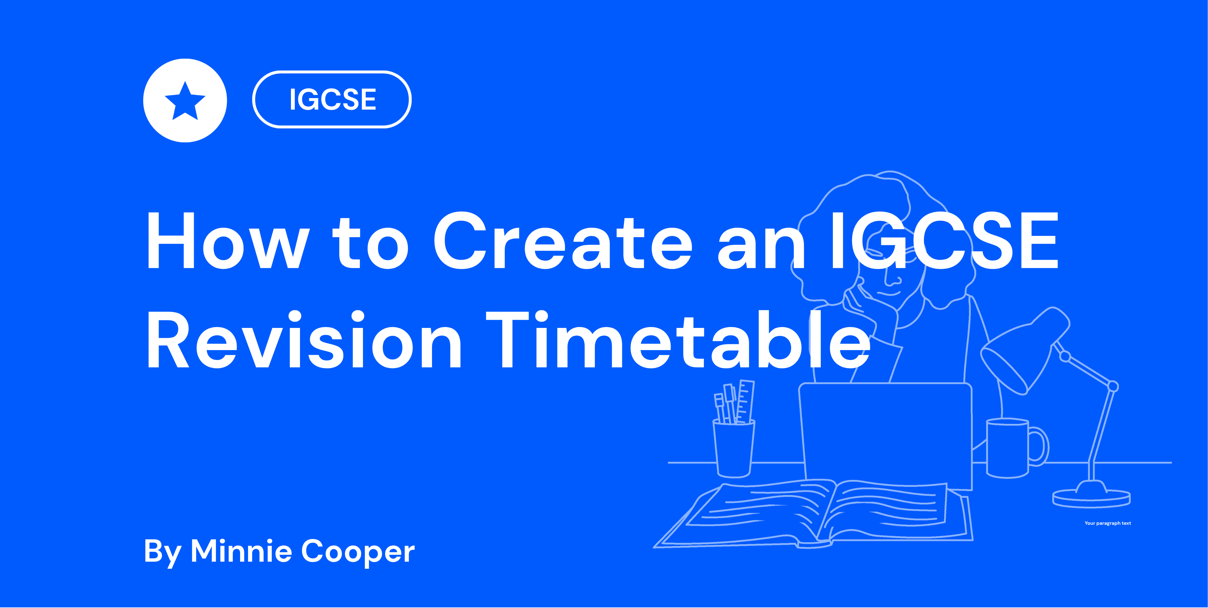 How to Create an IGCSE Revision Timetable