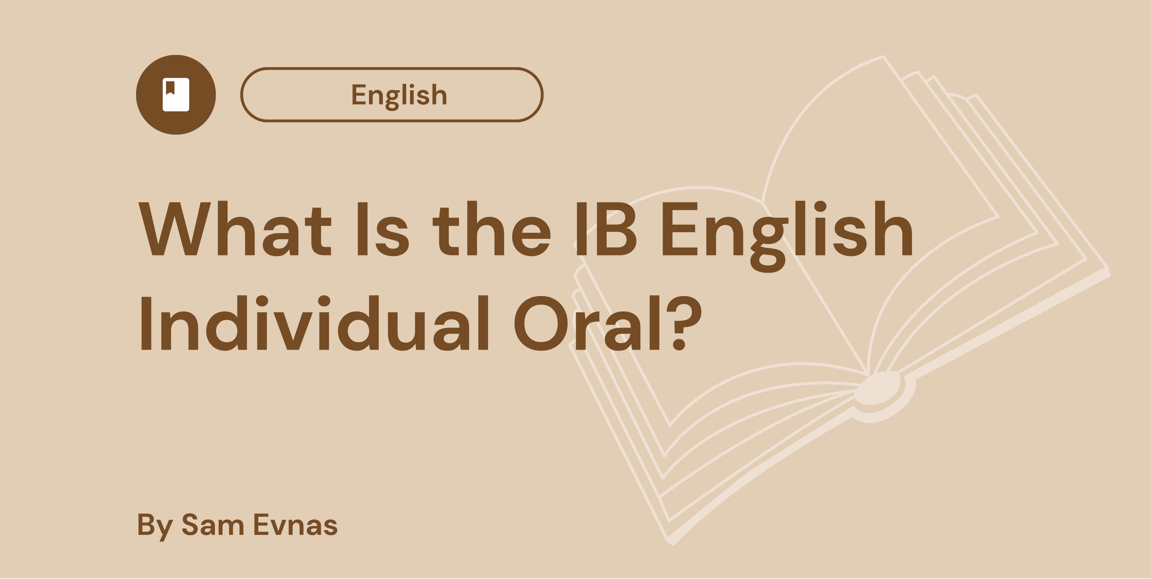 What Is the IB English Individual Oral?
