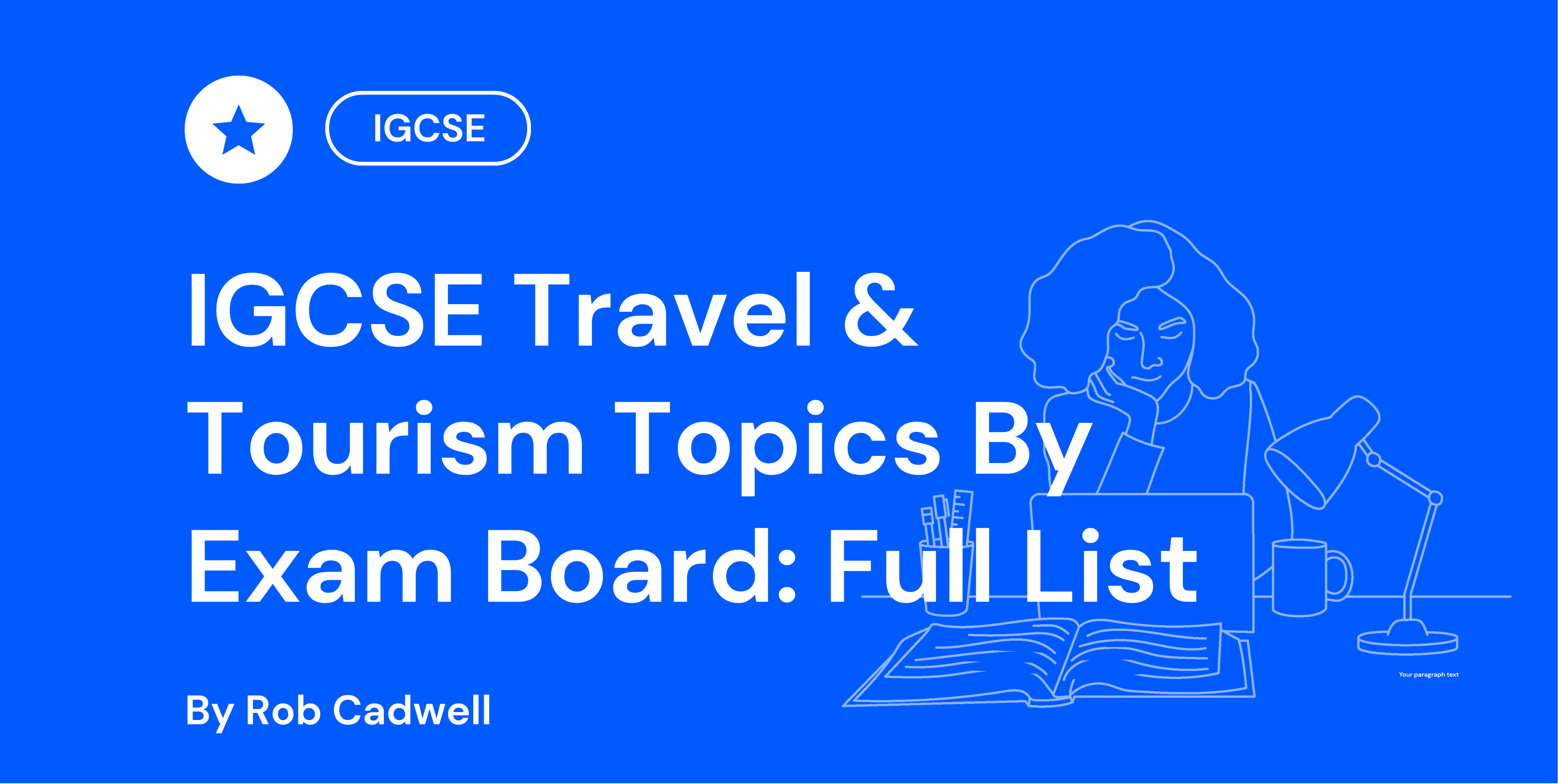 IGCSE Travel & Tourism Topics by Exam Board
