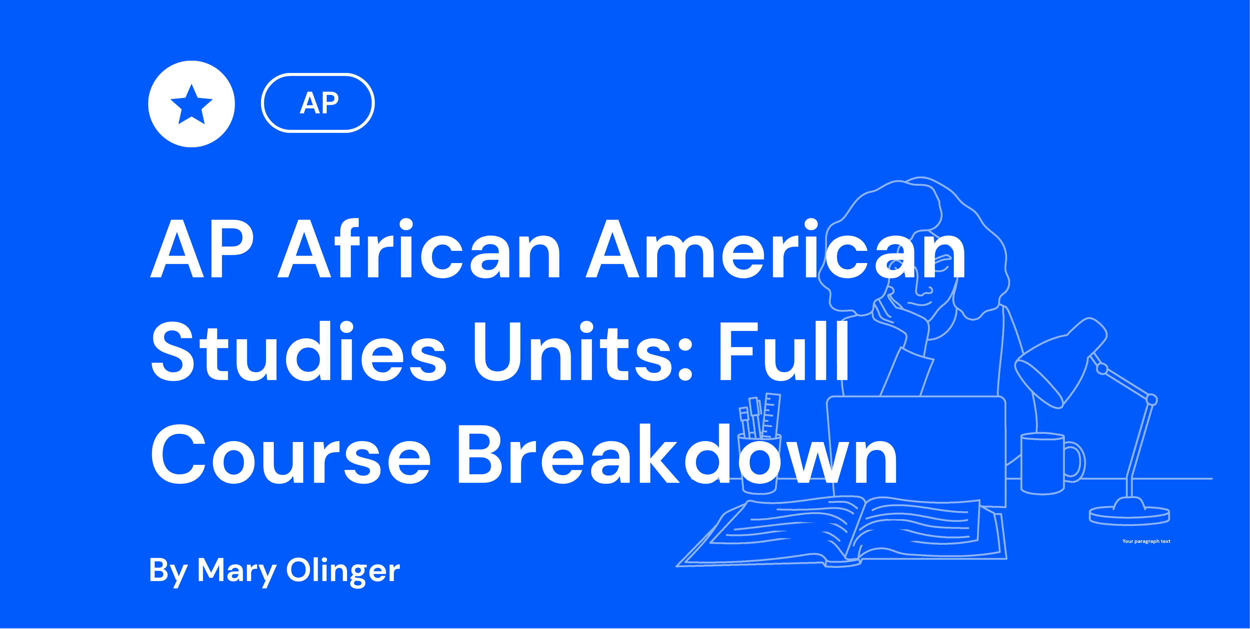AP African American Studies Units: Full Course Breakdown