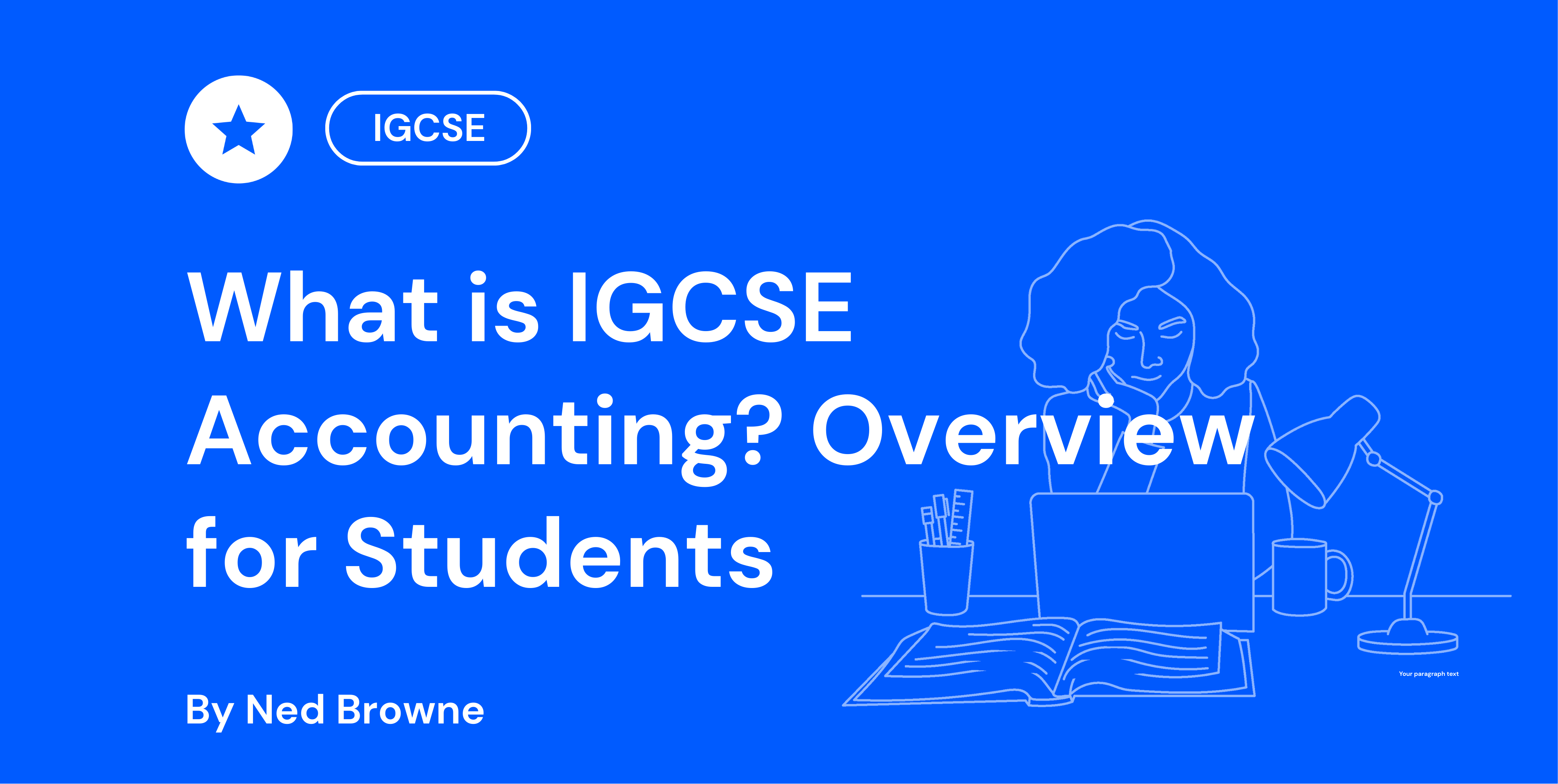 What is IGCSE Accounting?