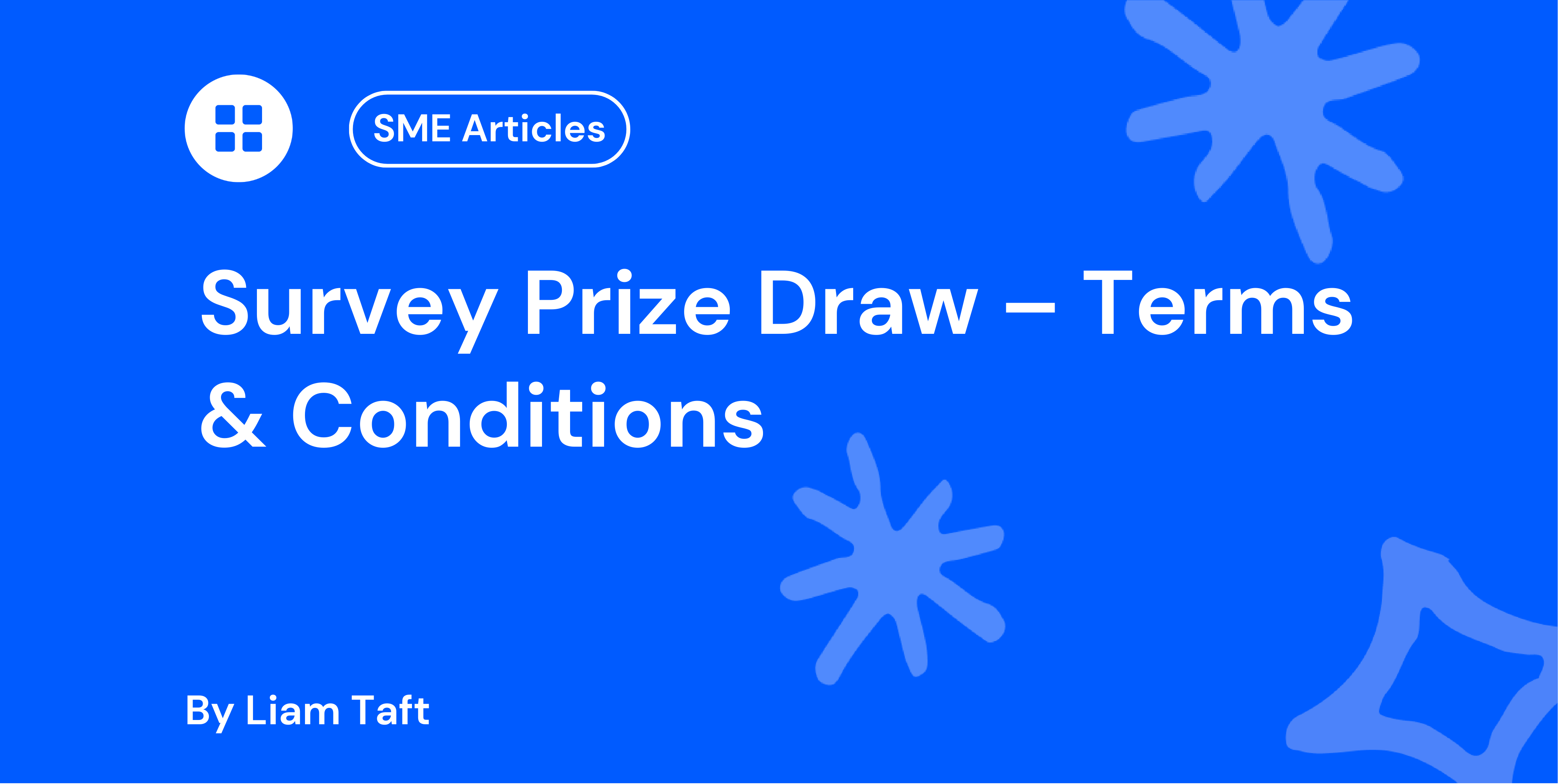 Survey Prize Draw – Terms & Conditions